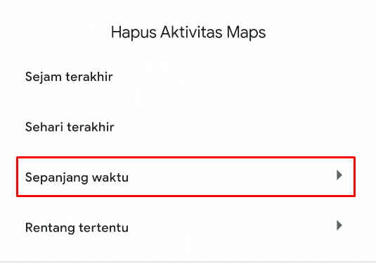 2 Cara Hapus Semua Riwayat Perjalanan Google Maps Mudah