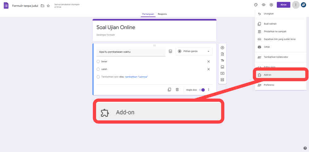 2 Cara Membatasi Waktu Ujian Online Di Google Form