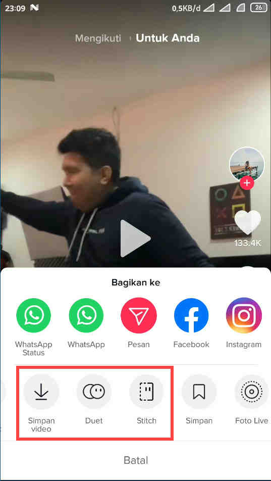 3 Cara Nonton TikTok Full Layar / Fullscreen