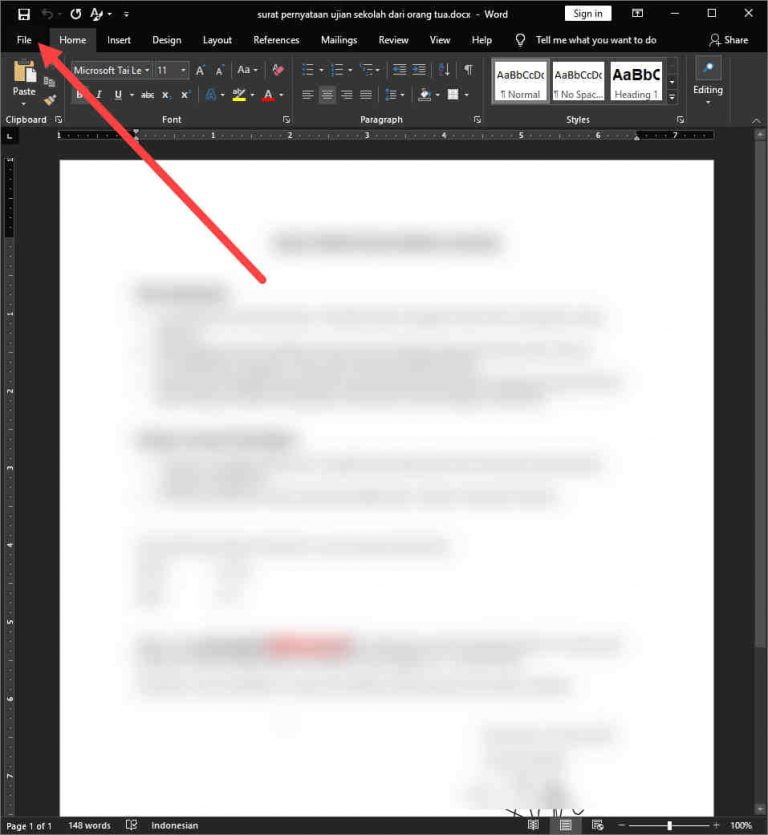 2 Cara Mengatasi Tampilan Word Berbeda di HP / Laptop