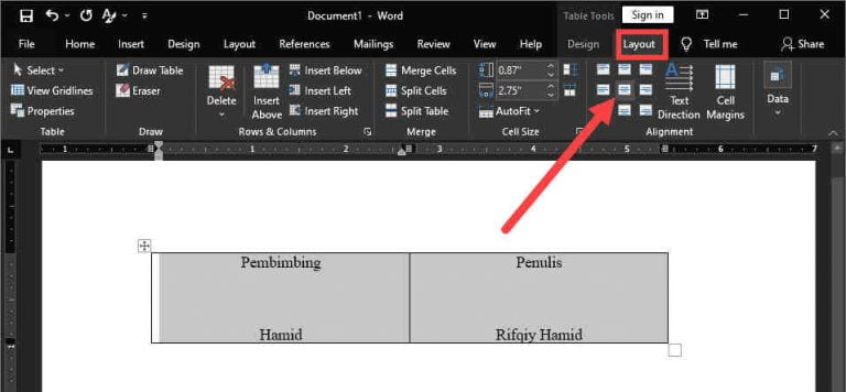 3 Cara Membuat Kolom Tanda Tangan Di Word