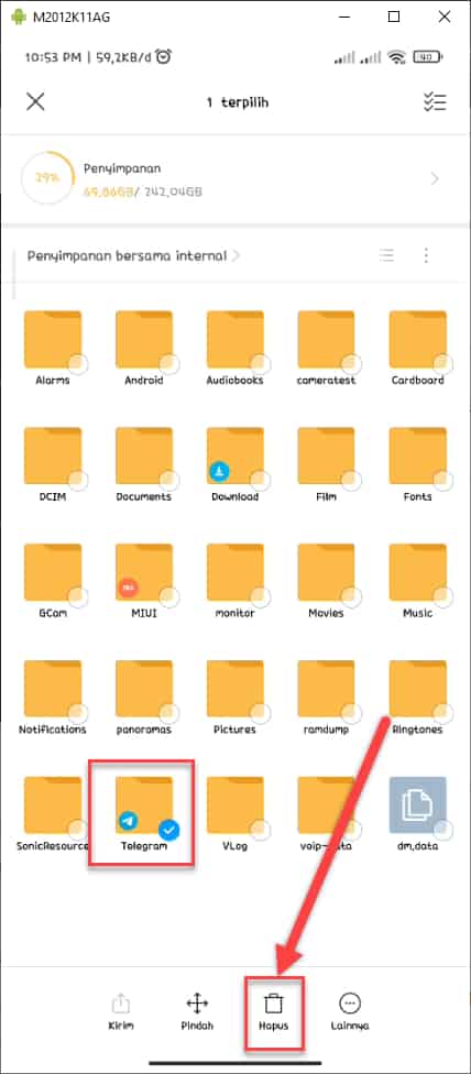 5 Cara Hapus File Lainnya Xiaomi