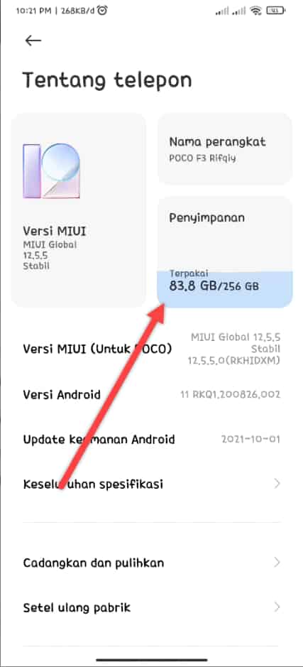 5 Cara Hapus File Lainnya Xiaomi
