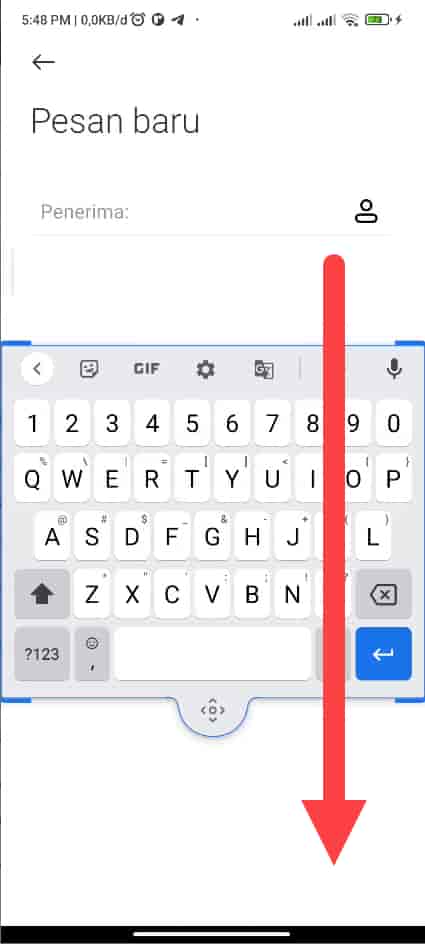 Cara Mengatasi Keyboard Melayang Di HP