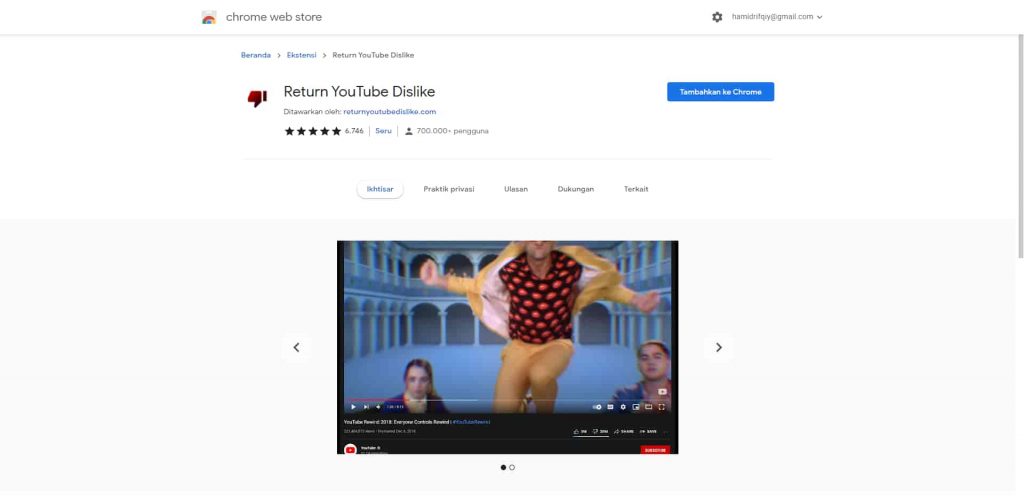 Cara Mengetahui Dislike Youtube Mudah