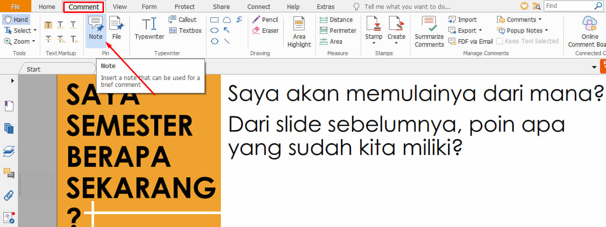 Cara Memberikan Komentar di PDF, Terpraktis dan Termudah!