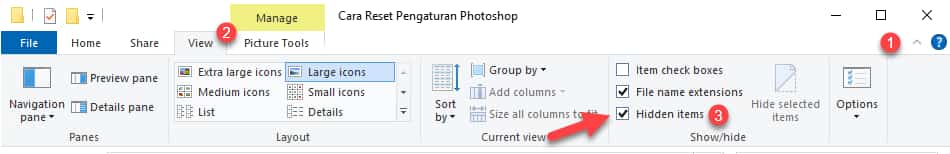 3 Cara Menampilkan File Tersembunyi Windows