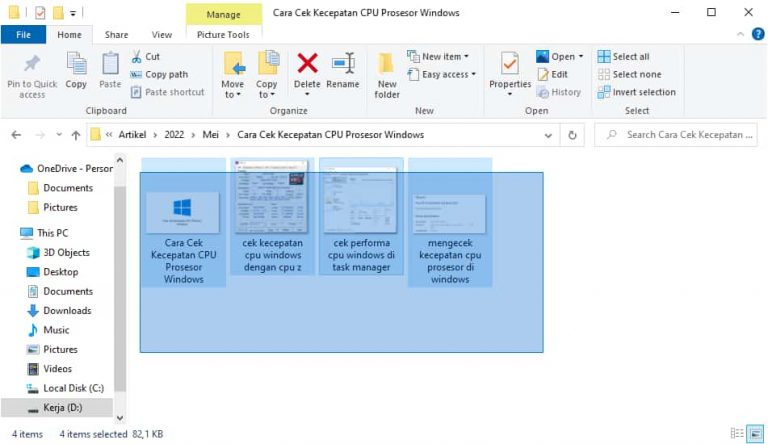 5 Cara Memilih Banyak File di Windows