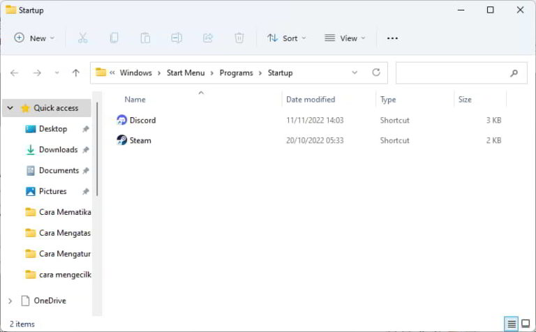 Cara Mengatur Dan Menjalankan Startup Windows 11