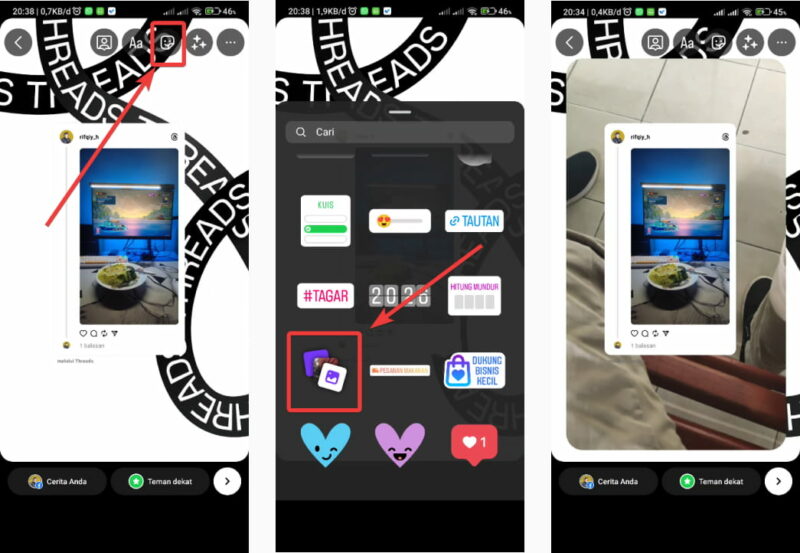 2 Cara Mengganti Background Threads di Story Instagram