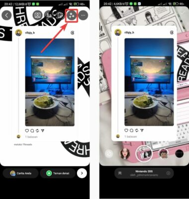 2 Cara Mengganti Background Threads di Story Instagram