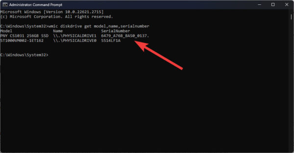 Cara Melihat Serial Number HDD atau SSD di Windows 11